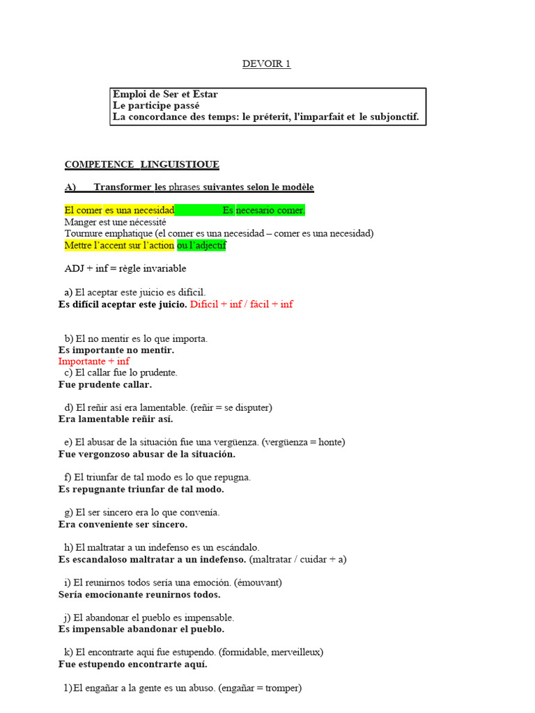 Devoir 1 Word | PDF