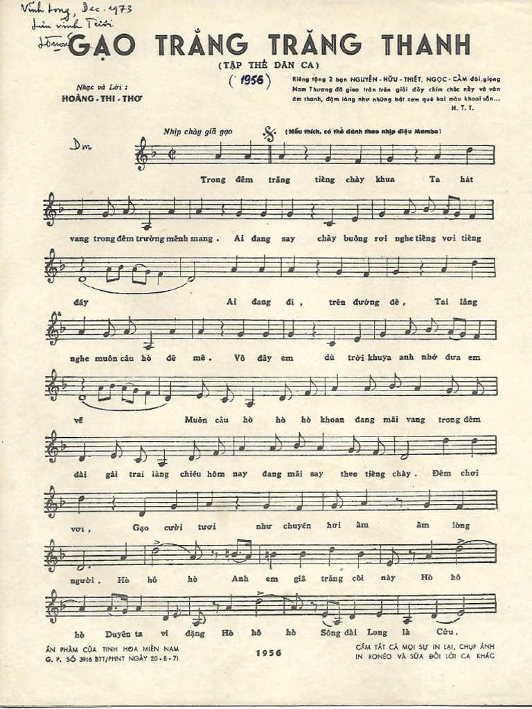 Gao Trang Trang Thanh | PDF