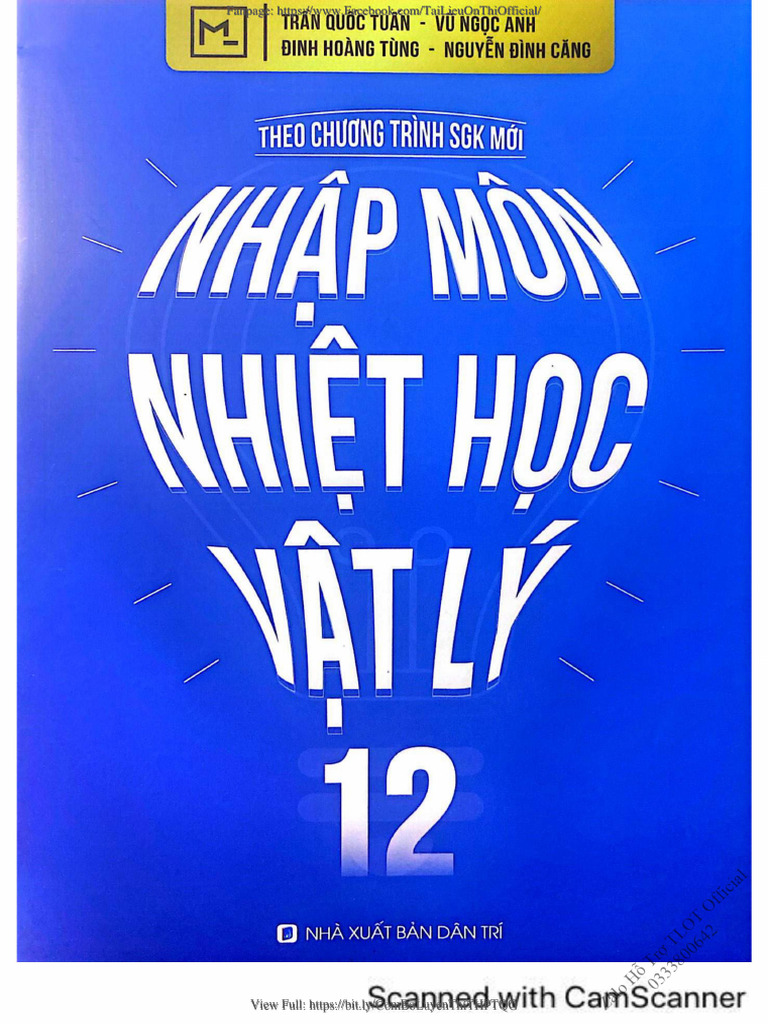 SÁCH VẬT LÝ NHIỆT MỚI THẦY VNA | PDF | Social Science