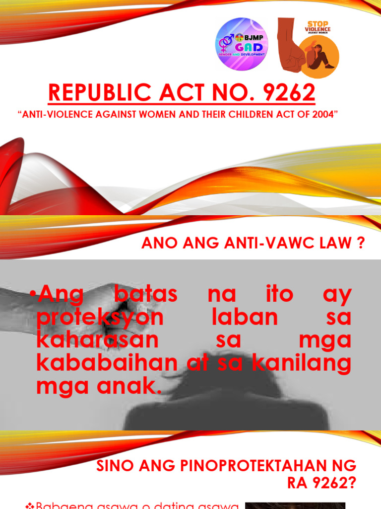 REPUBLIC ACT NO. 9262 - Anti-VAWC Act of 2004 | PDF