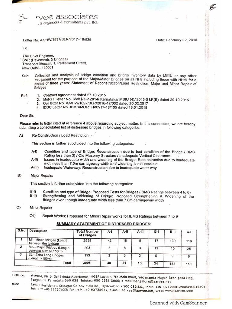 Bridge Condition Report | PDF