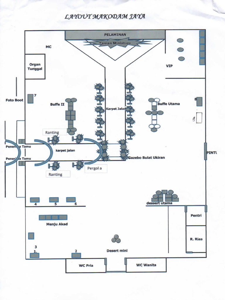 Contoh Layout Wedding | PDF