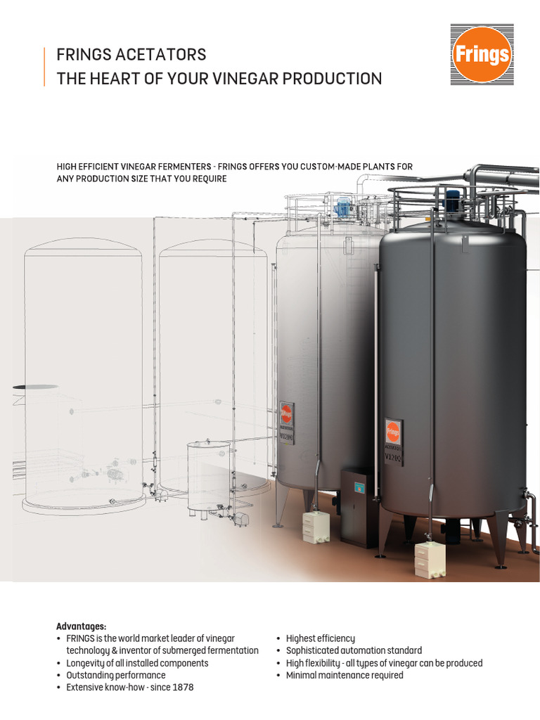 High-Efficiency FRINGS Acetators | PDF | Vinegar