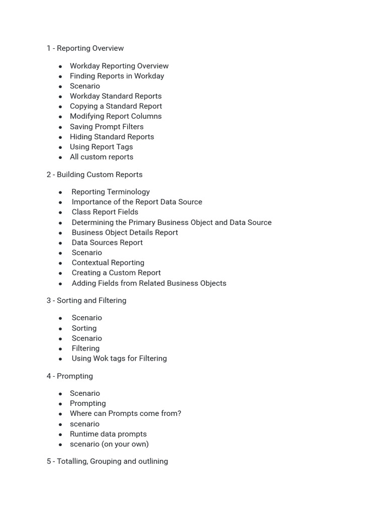 Workday Reporting and Integration Overview | PDF | Xml | Xslt