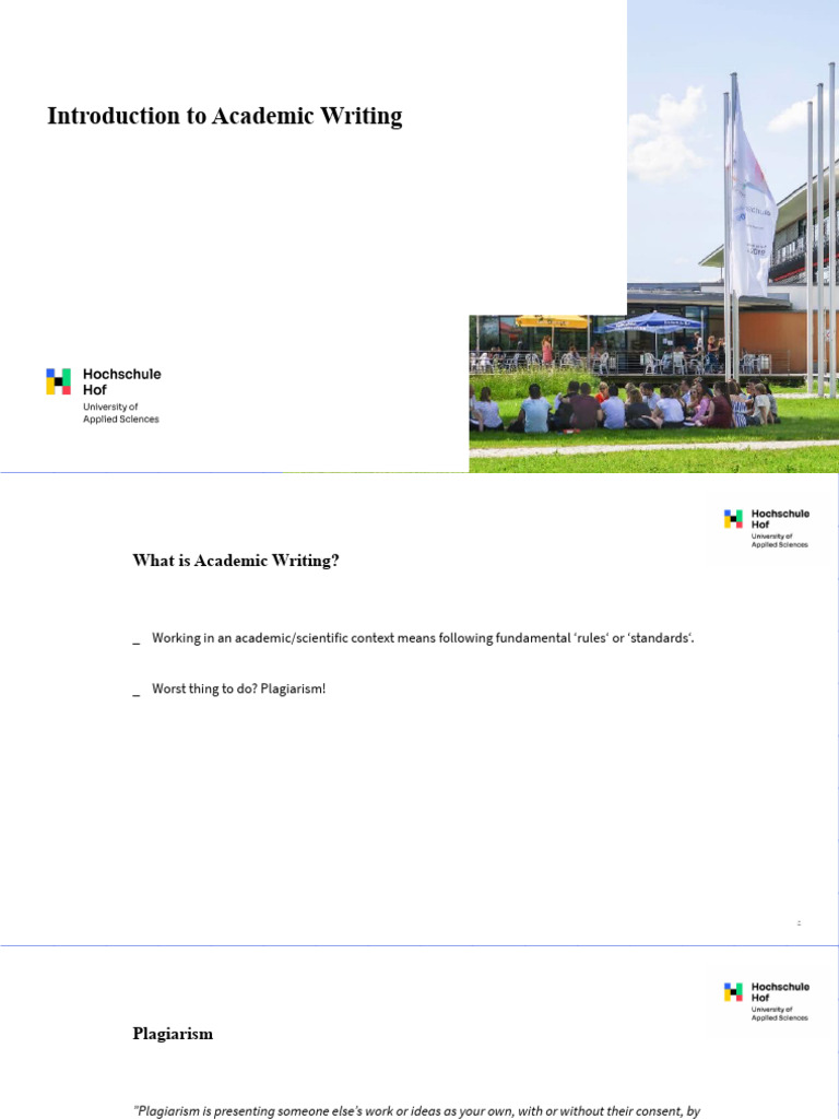 Academic Writing Script | PDF | Citation | Thesis