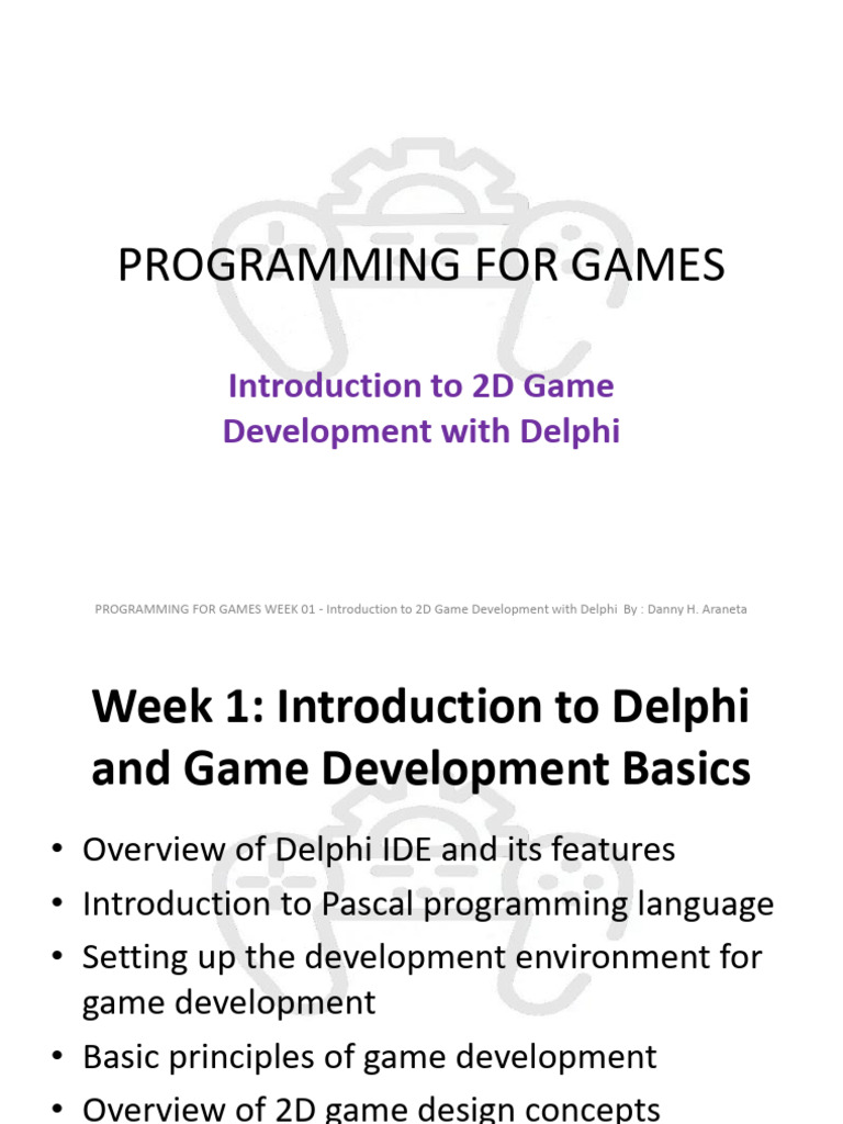 PROGRAMMING FOR GAMES - Week 01 | PDF | Computer Programming | Systems ... PROGRAMMING FOR GAMES - Week 01 | PDF | Computer Programming | Systems ...
