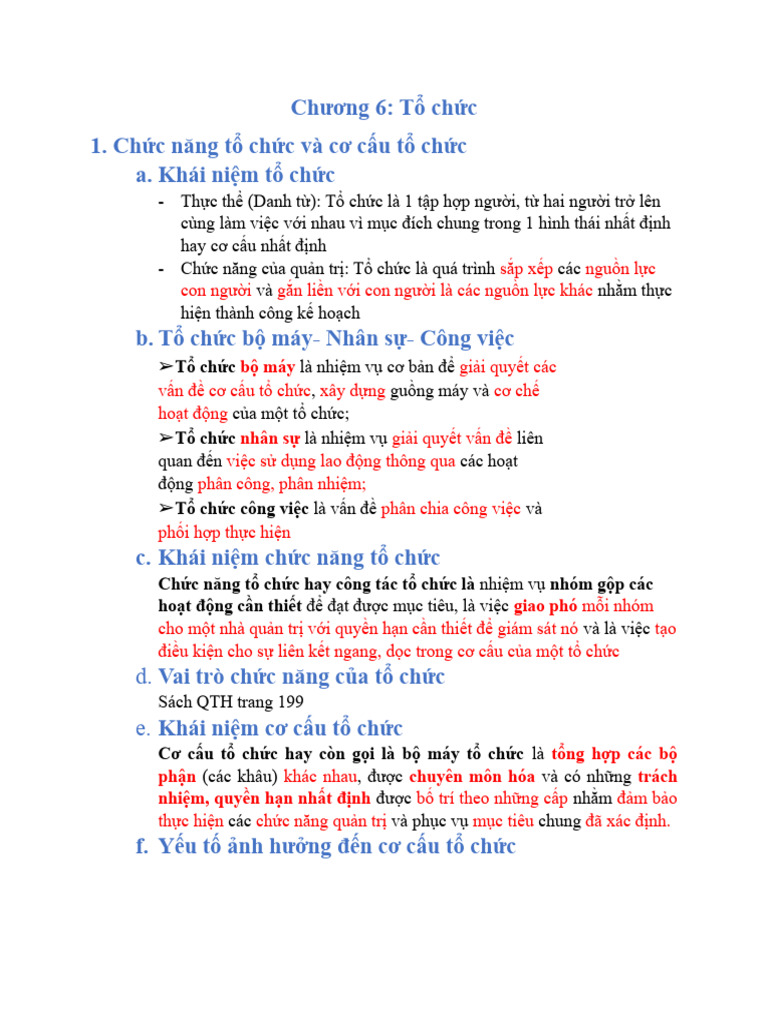 Chương 6 T CH C | PDF
