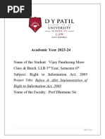 Rti Act 2025 | PDF