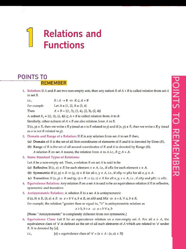 ch-1 Maths Class 12th | PDF