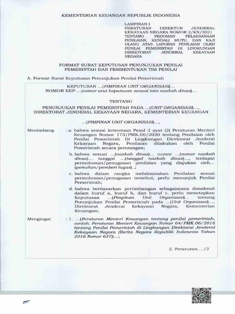 Lamp I Perdirjen KN 21 KN 2021 | PDF