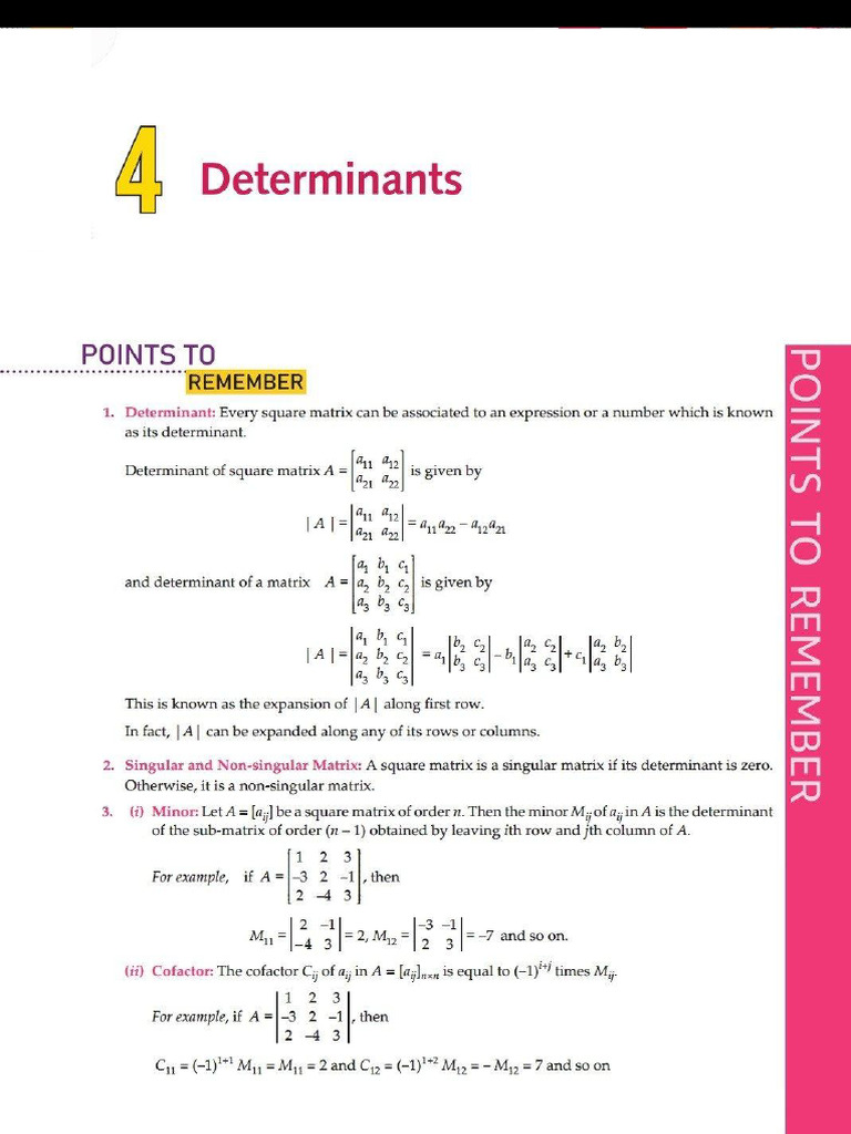 ch-4 Maths Class 12th | PDF