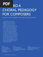 Choral Conducting Workshop Guide | PDF | Conducting | Choir