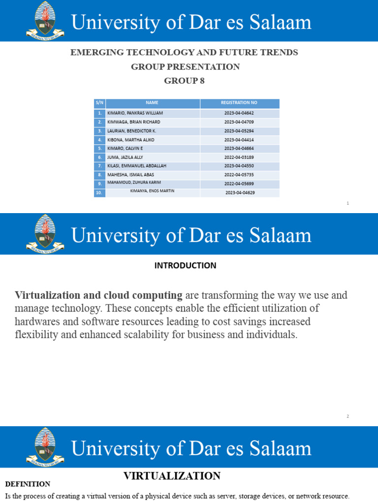 Group Presentation 8 | PDF | Virtualization | Cloud Computing