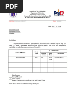 Sample LETTER OF REQUEST FOR SCHOOL FORM 137 | PDF