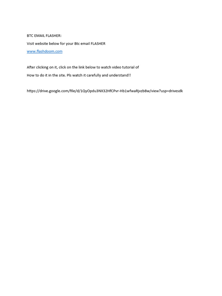 BTC Email Flasher | PDF | Computers