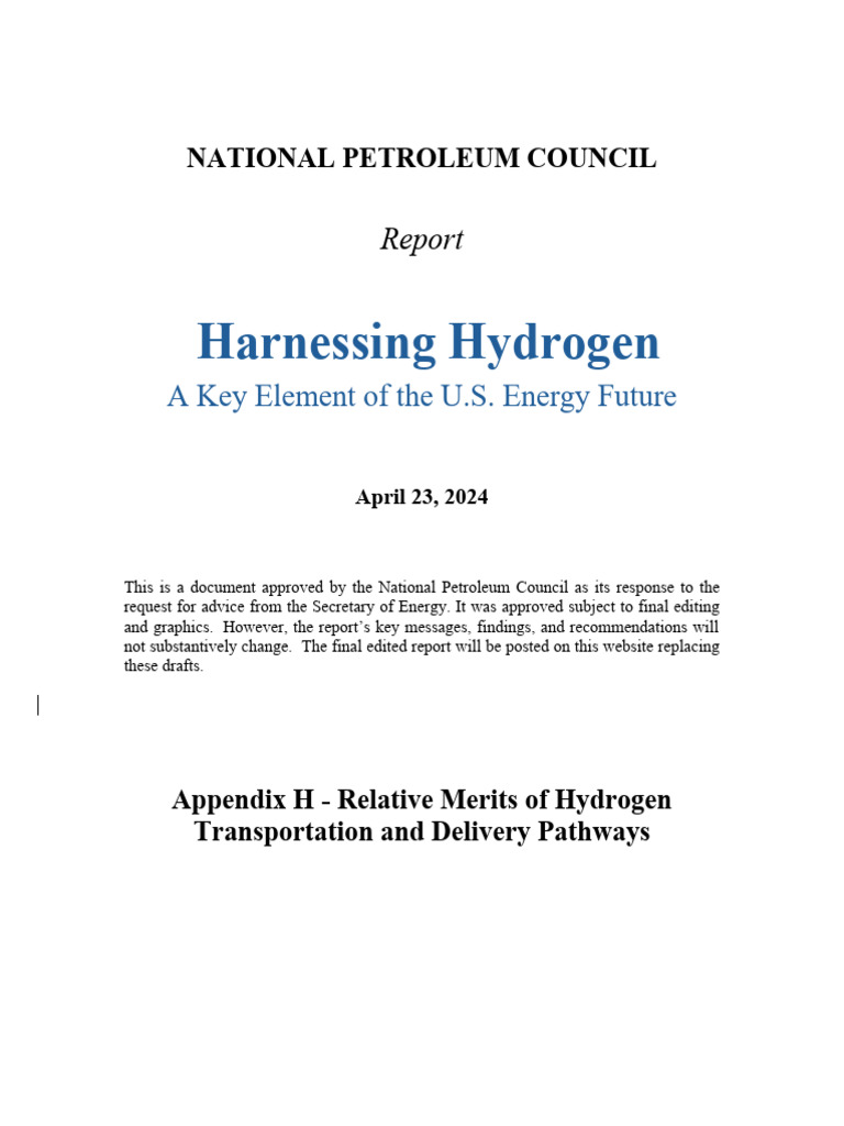 H2 Appendix - H 2024 04 23 | PDF | Chemistry | Chemical Process Engineering