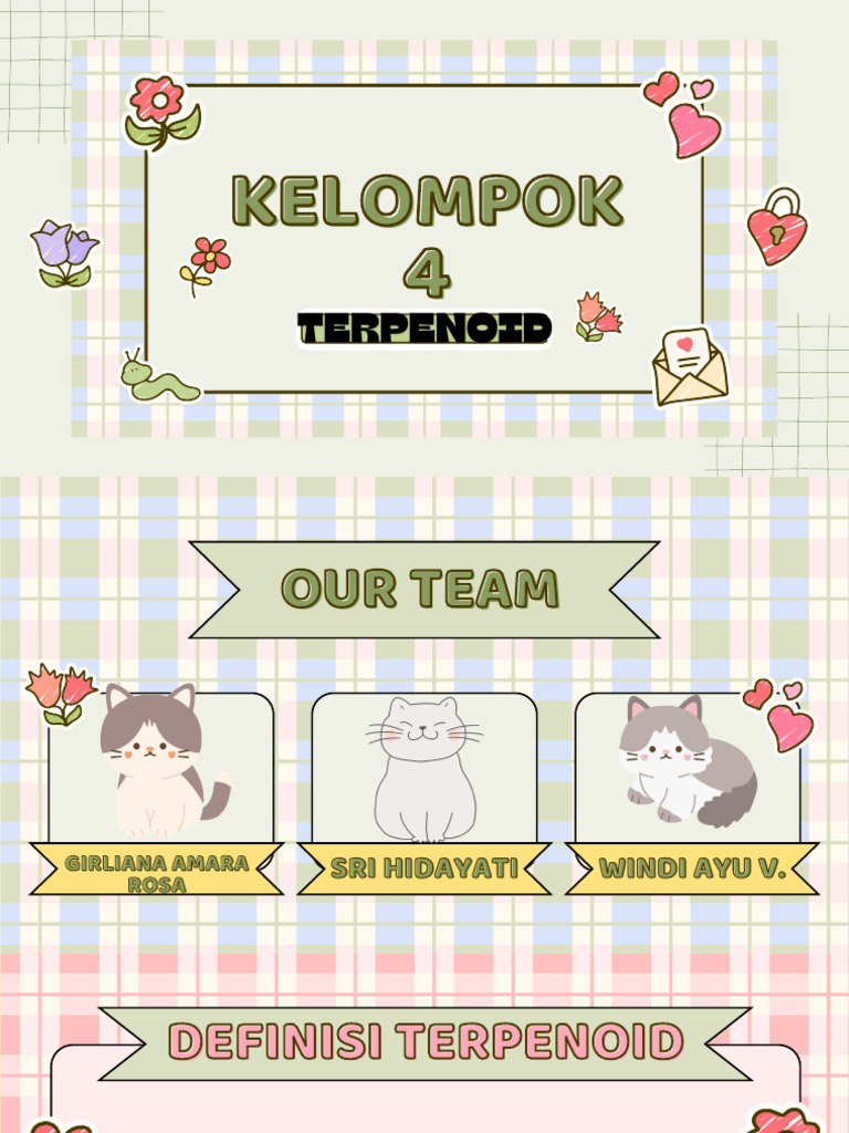 Tugas PPT Kelompok 4 - Terpenoid | PDF