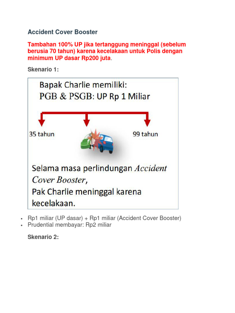 Accident Cover Booster | PDF