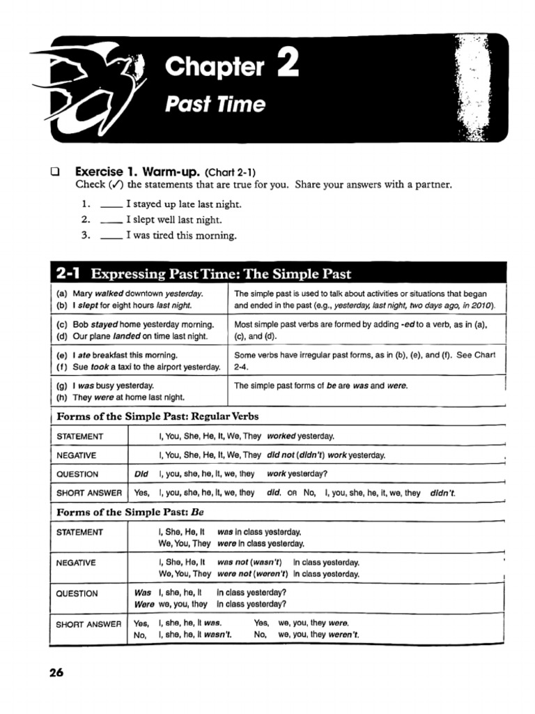 Grammar - Simple Past | PDF