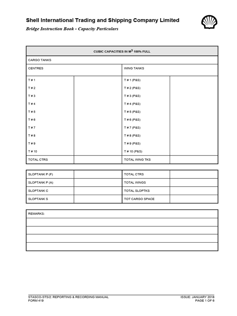 Form 419 Bridge Instruction Book 4 | PDF | Watercraft | Water Transport