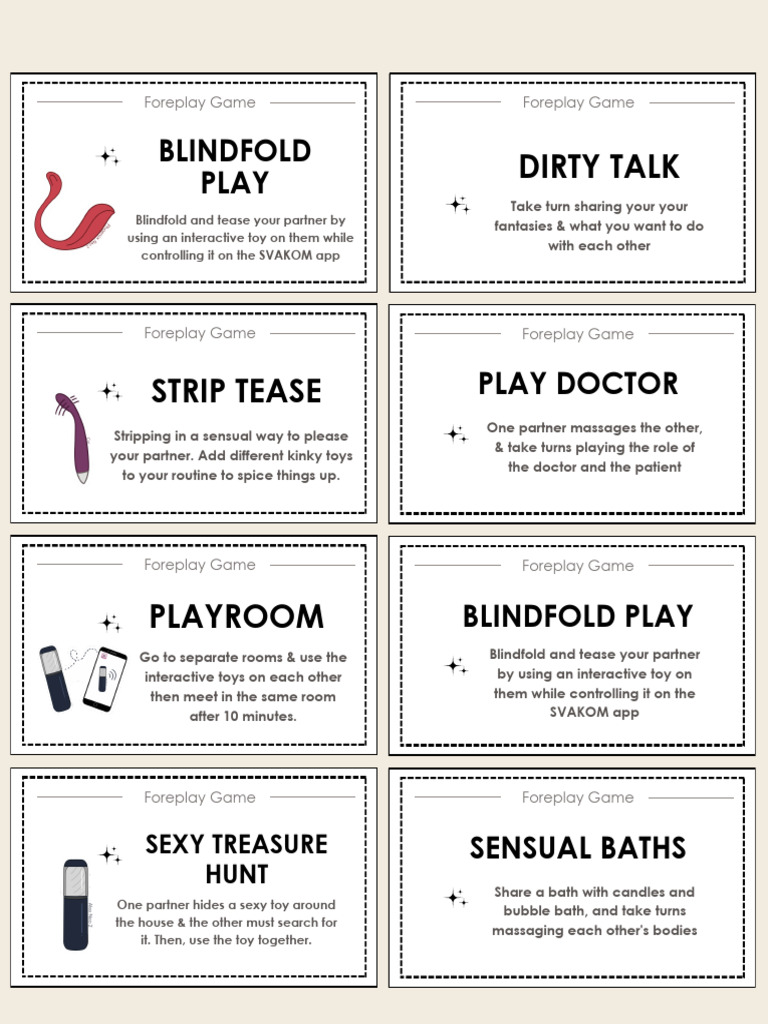 ForePlay Games | PDF | Foreplay | Mating