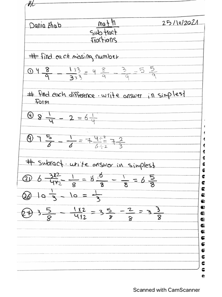 Dania Ehab Math HW 20 | PDF