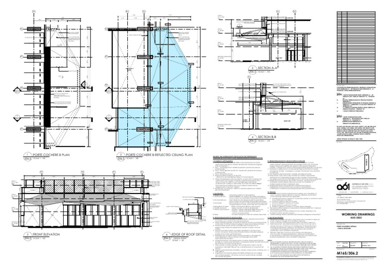 Section A-A: Working Drawings | PDF | Structural Engineering