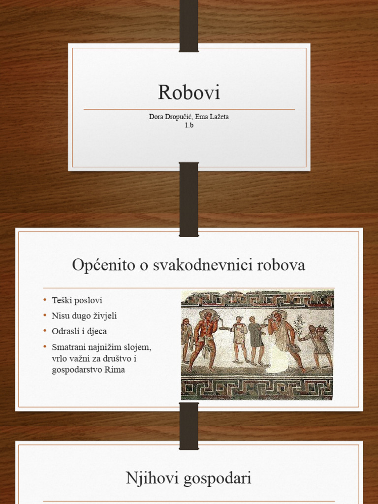 Robovi | PDF