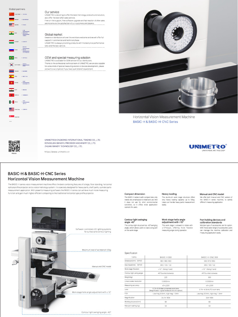 BASIC-H Series VMM - Unimetro | PDF