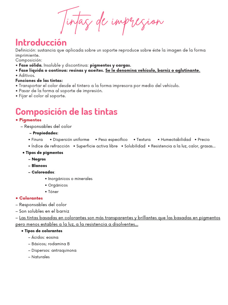 Tintas | PDF