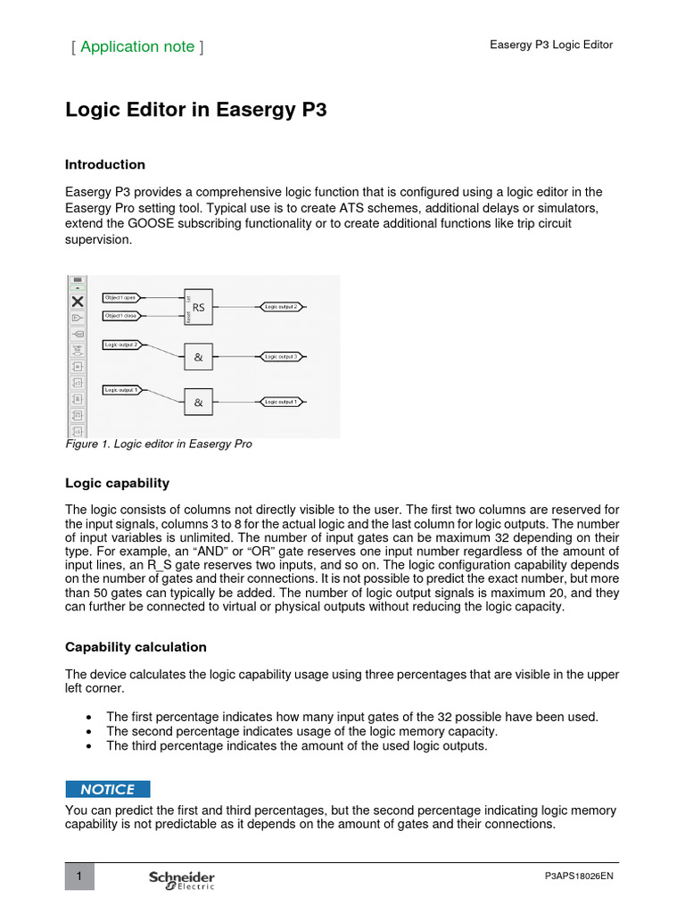 P3APS18026EN Logic Editor | PDF | Logic Gate | Logic
