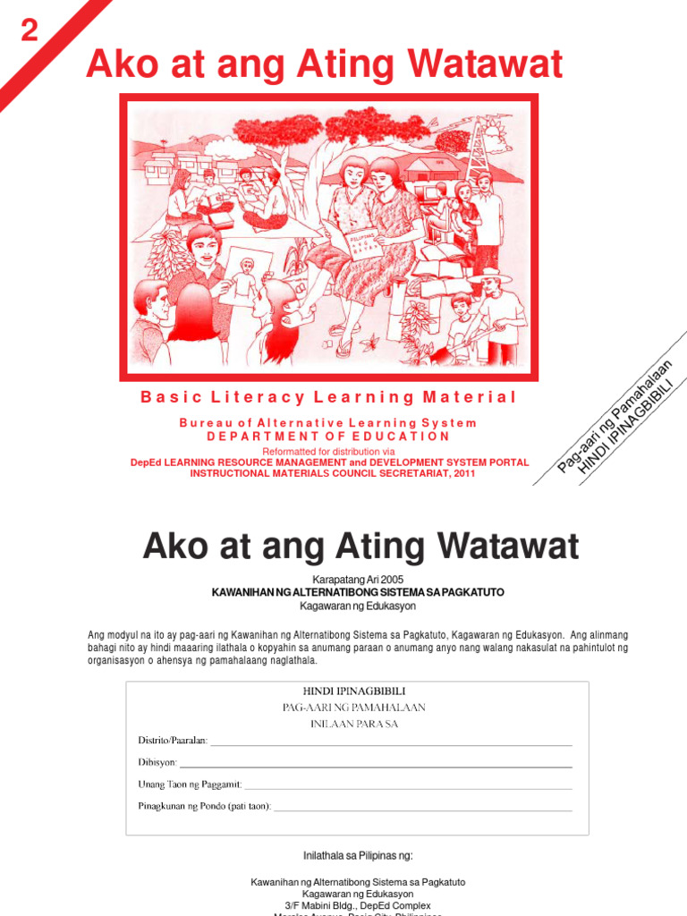 Ako at Ang Aking Watawat | PDF
