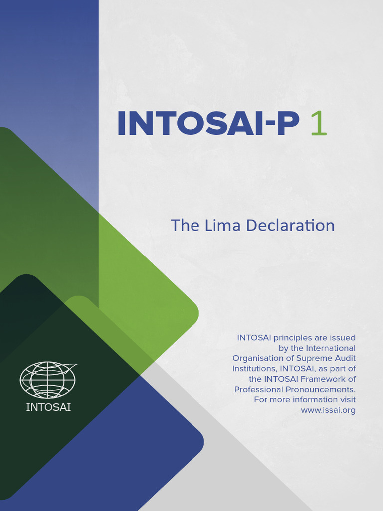 INTOSAI P 1 The Lima Declaration | Download Free PDF | Audit | Subsidy