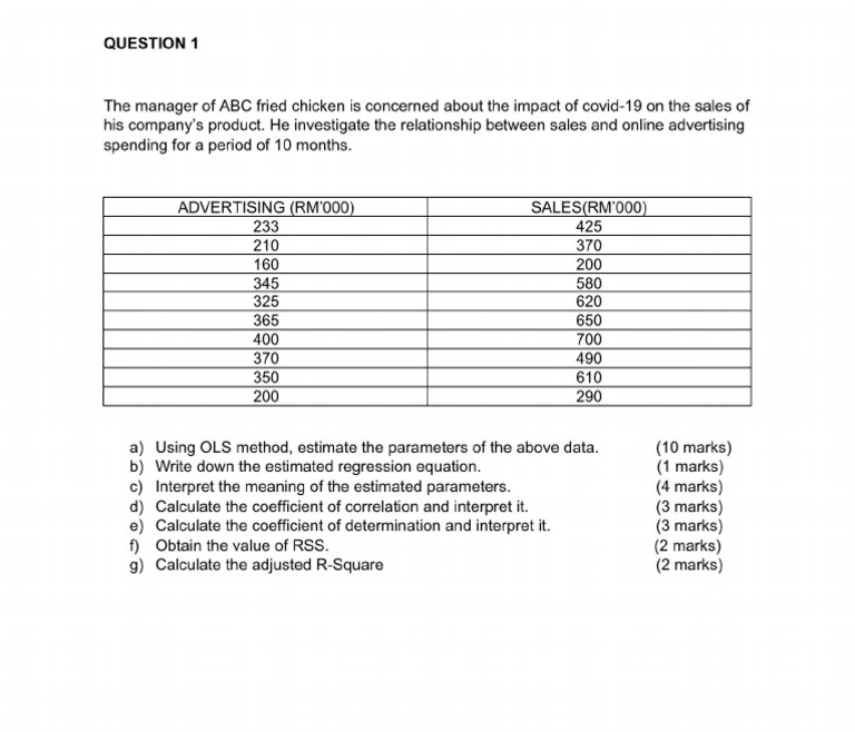 Assignment 1 Question 1 | PDF