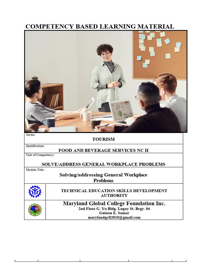 SOLVE or ADDRESS GENERAL WORK PROBLEM | Download Free PDF ...