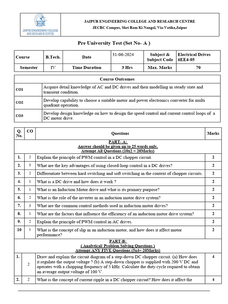 EDC RTU Based Paper | Download Free PDF | Electric Motor | Power (Physics)