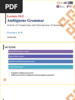 Lecture 3 Ambiguous and Unambiguous Grammar-1 | PDF | Mathematical Logic | Formalism (Deductive)