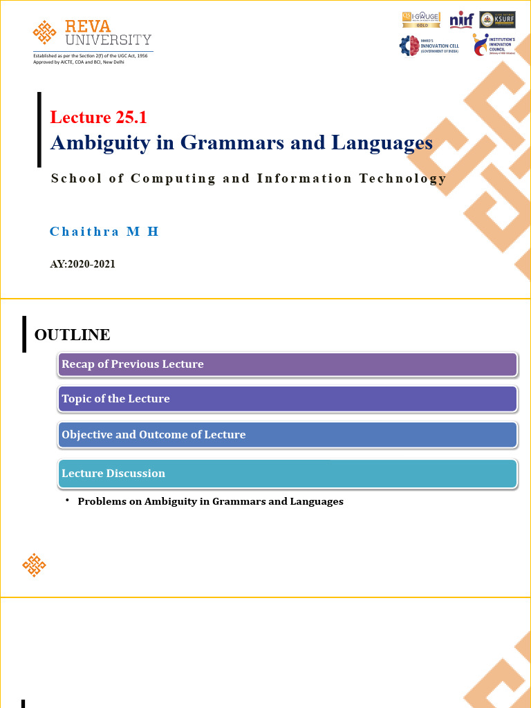 FAFL Final Lecture 25.1 CMH | PDF | Parsing | Metalogic FAFL Final Lecture 25.1 CMH | PDF | Parsing | Metalogic