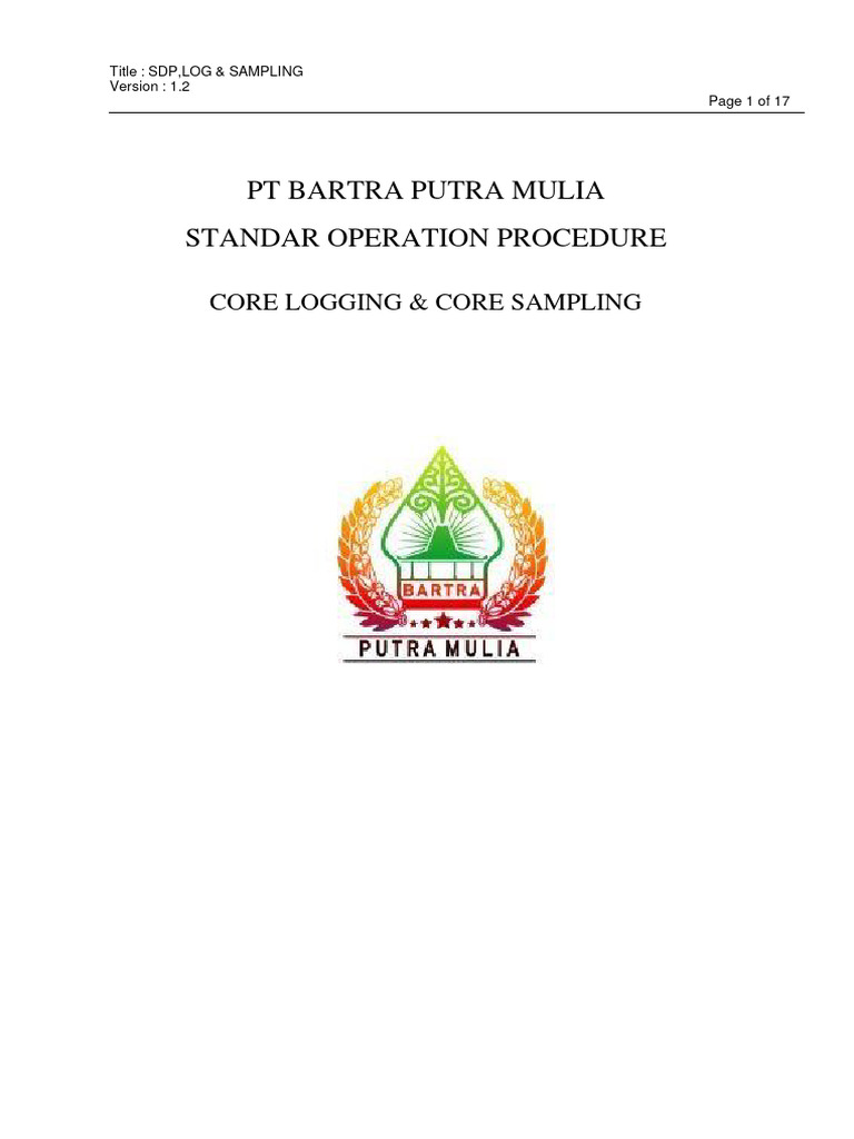 Sop-Core Logging 1.2-2 | PDF