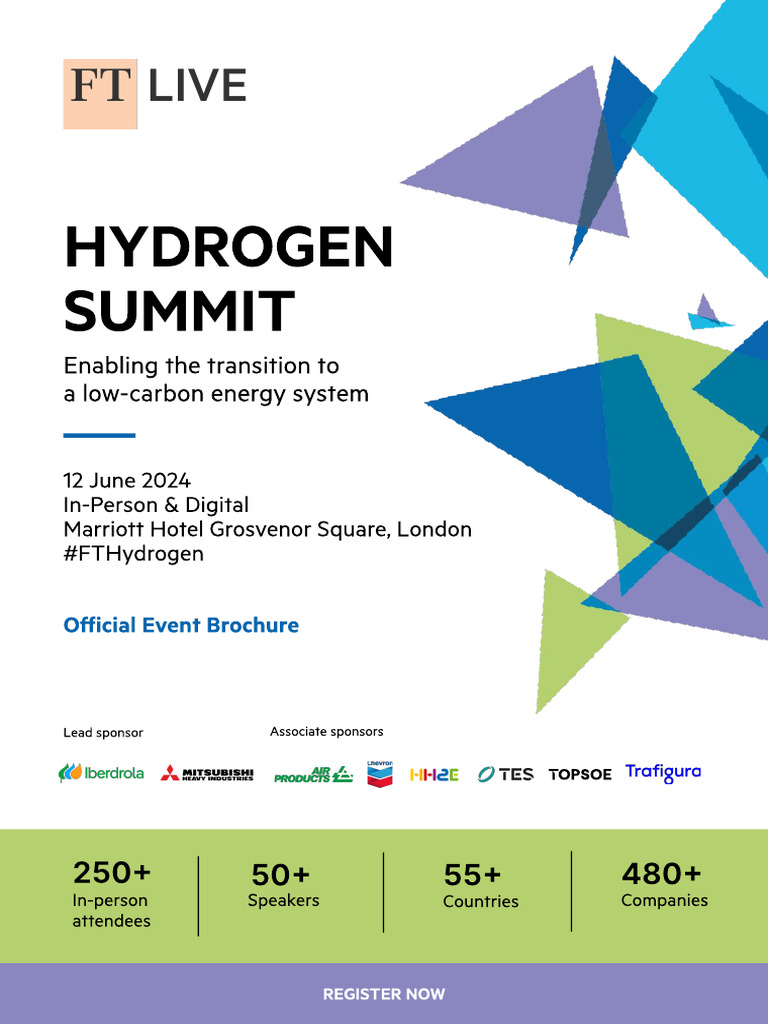 FT Hydrogen Summit 2024 Overview | PDF | Renewable Energy | Infrastructure