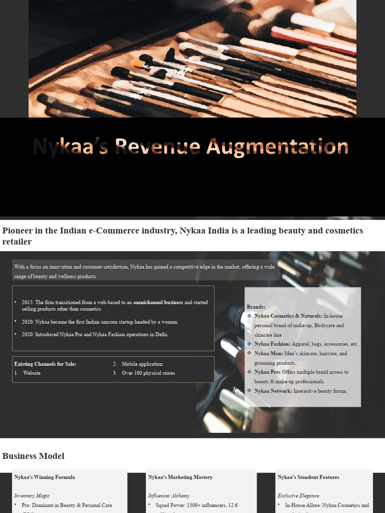 Nykaa's Revenue Augmentation | PDF | Profit (Economics) | Brand