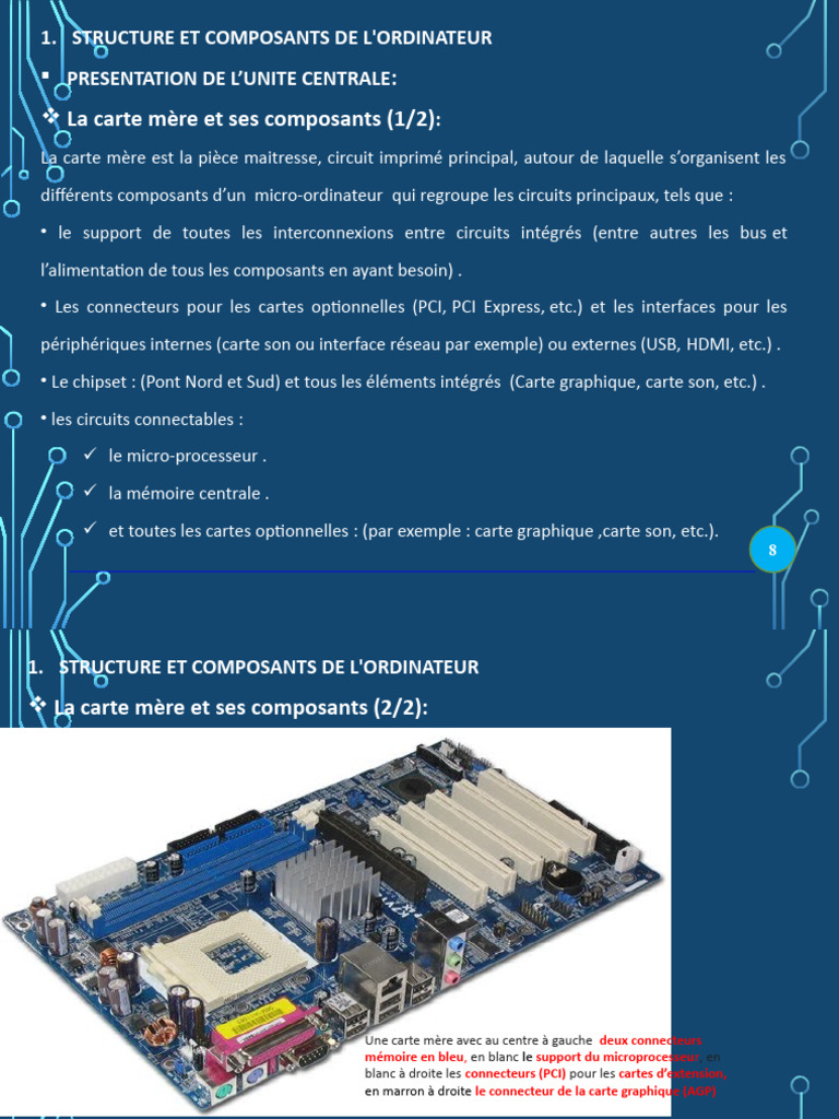 Initiation À La Maintenance Informatique02 | PDF | Microprocesseur | Informatique