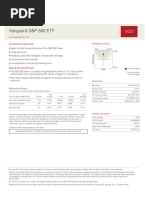 VOO-Vanguard S&P 500 ETF - Vanguard | PDF | Investment Fund | Exchange ...