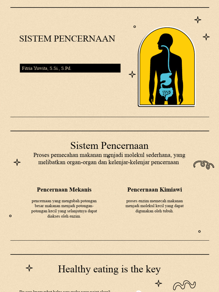 Science Subject For High School - 9th Grade Human Body. Digestive ...