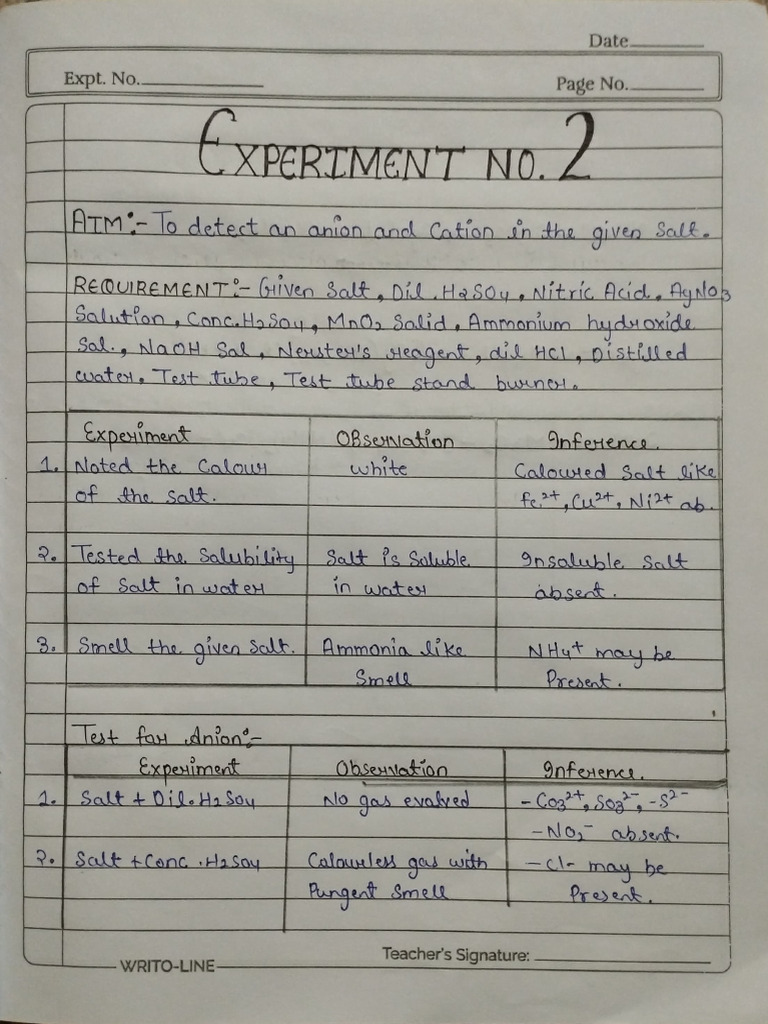 Chemistry Experiment No.2 | Download Free PDF | Solid State Chemistry ...