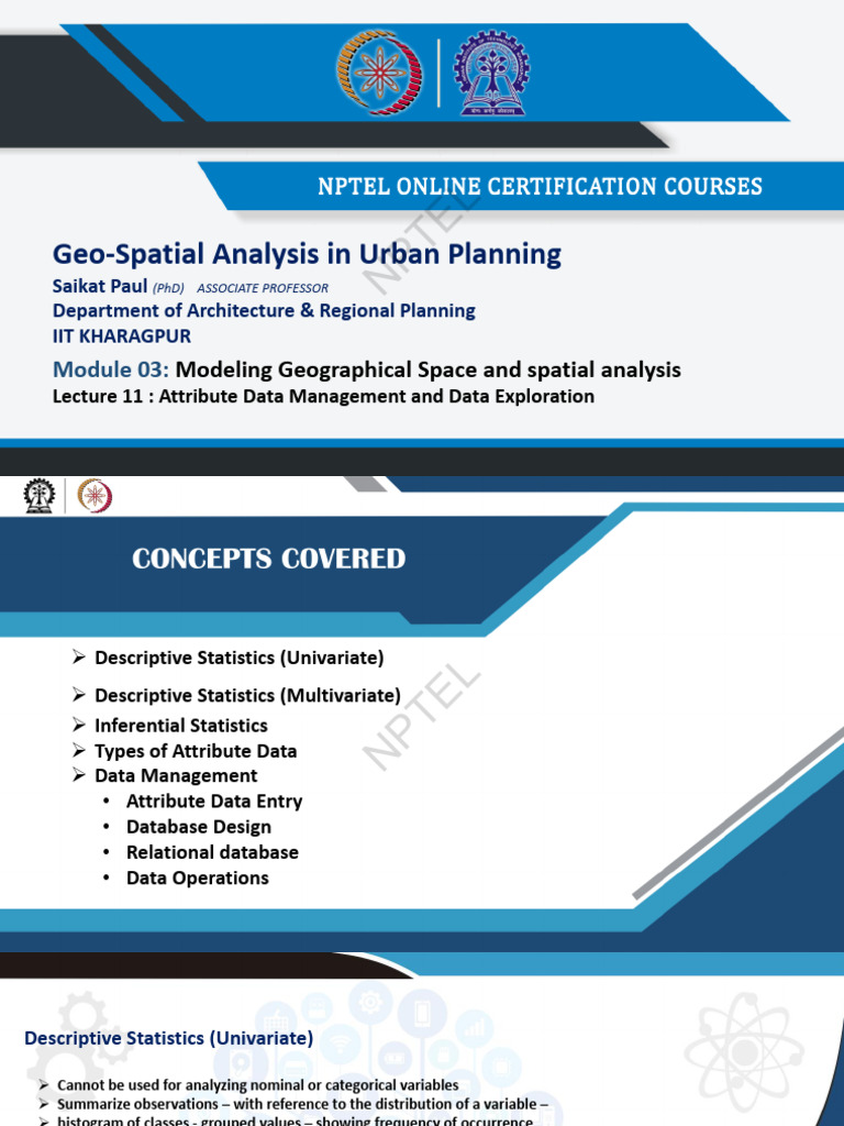Week 3 Lecture Material | PDF | Spatial Analysis | Statistics