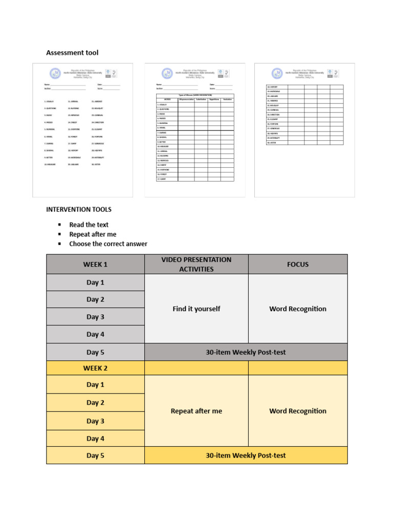 Word Recognition Program Guide | PDF