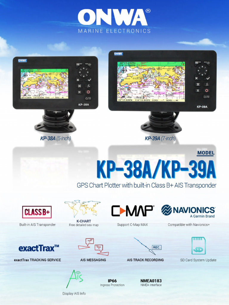 93 Onwa-Kp-38a Kp-39a Fish Finder Class B Ais | PDF