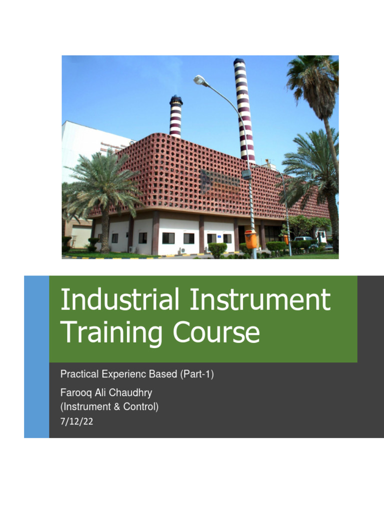 Industrial Instrument Training Course Part - 1 | PDF | Pressure ...