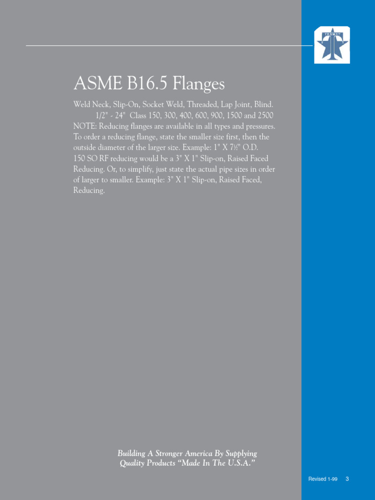Flanges Asme B16.5 | PDF | Industrial Processes | Mechanical Engineering